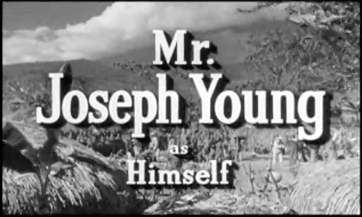Recapturing Mighty Joe Young: Cast and Crew Signatures – Harry Heuser