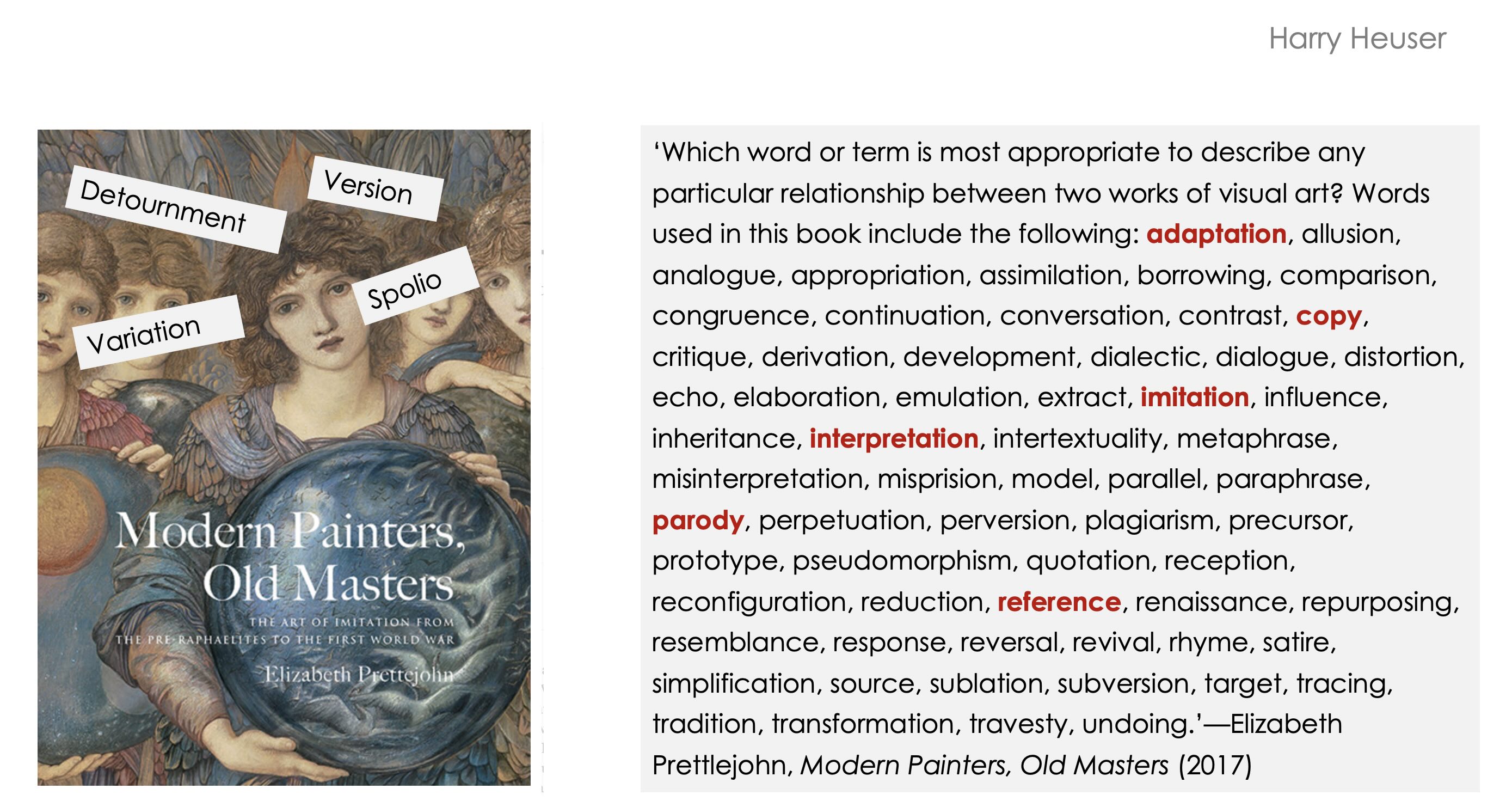 Adaptation: Versions, Revisions and Cultural Renewal—1A) Introduction ...
